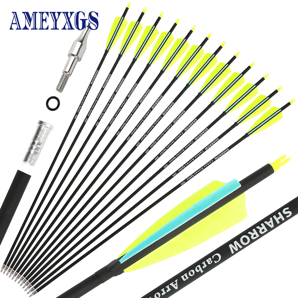 6-12pcs-31-6-Archery-Spine-500-Mix-Carbon-Arrow-ID-6-2mm-OD7-8mm-for.jpg