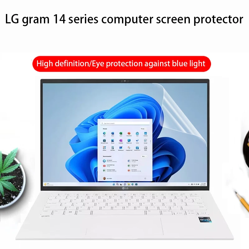 For LG gram 14 14Z90R-K laptop screen protector Style 14Z90RS computer ...