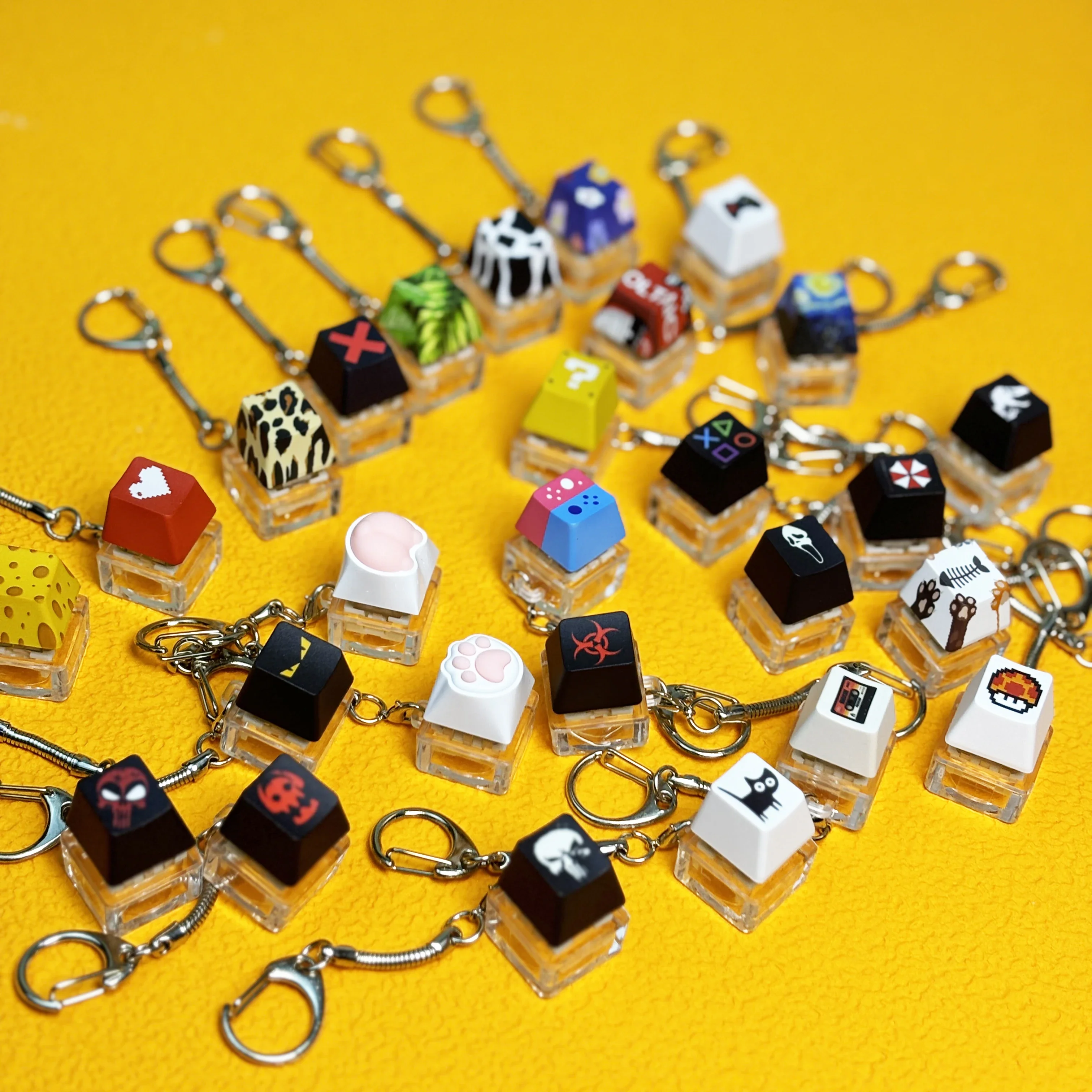 2024Keyboard-Key-Toy-Party-Stress-Relief-DIY-Fidget-Button-Keycap ...