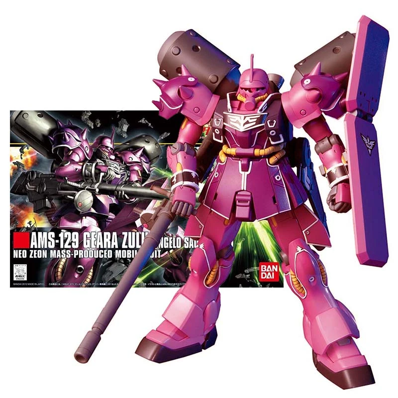Bandai Figura Gundam Model Kit Figuras Anime HG AMS 129 Geara Zulu ...