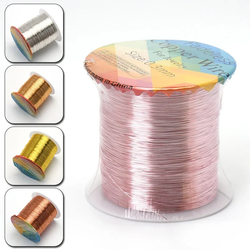 DIY-Gold-Rose-Gold-Silver-Copper-Wire-for-Jewelry-Making-Colorfast ...