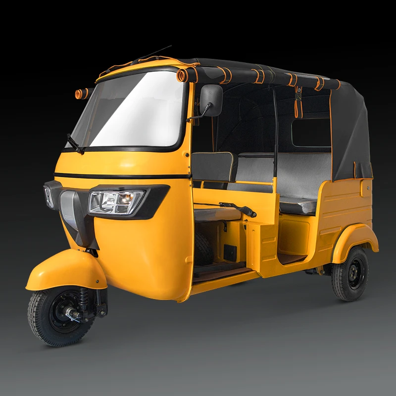 Passenger-Motorized-Tricycle-With-Cabin-Moto-Taxi-Gasoline-Tvs-Tricycle ...