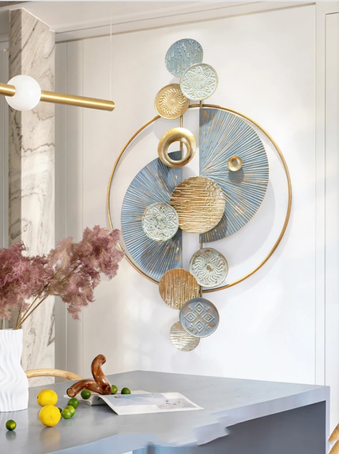 Modern-Creative-Luxury-Wrought-Iron-Wall-Hanging-Crafts-Home-Livingroom ...