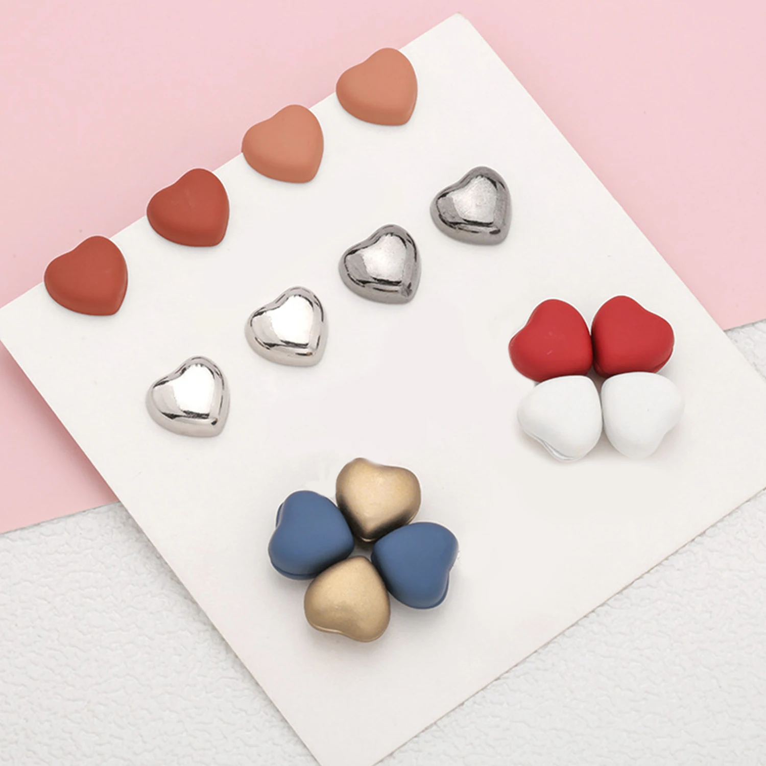 Silk-Scarf-No-Snag-Hijab-Magnet-Brooch-Strong-Magnetic-Buttons-Heart ...