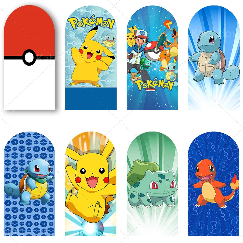 Pokemon-Pikachu-Arch-Backdrop-For-Boy-Birthday-Party-Decoration-Wall ...