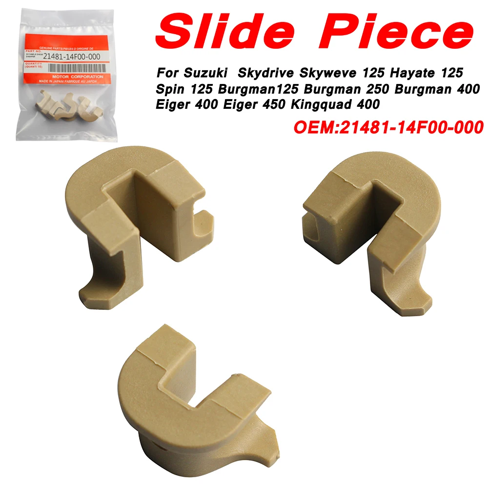 1-3pcs-Pulley-Slide-Piece-U-Clip-For-Suzuki-Skydrive-125-Hayate-125 ...