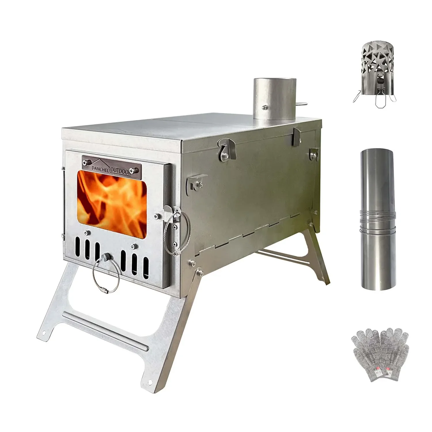 Backpacking-Titanium-Tent-Stove-Portable-Titanium-Alloy-Stove-Outdoor ...