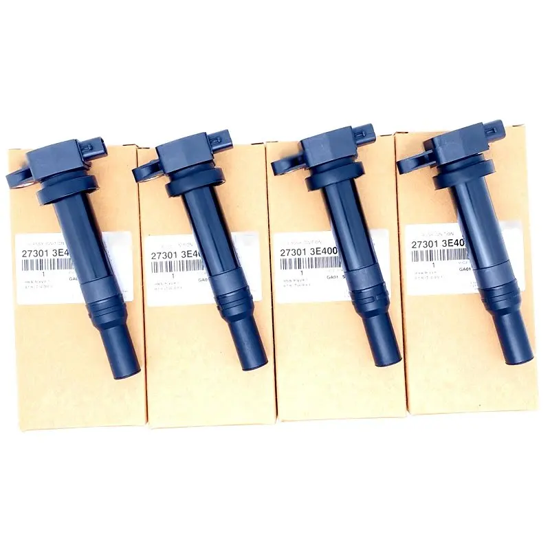 4PCS 27301-3E400 Ignition Coil For Hyundai Santa Fe Kia Optima Rondo 2 ...