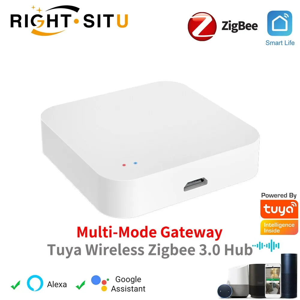Gateway de Hub Multimodo Sem Fio Tuya Zigbee, Automação Residencial ...