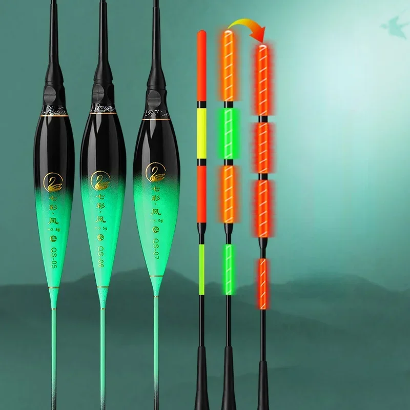 Electronic-Fish-Drift-Day-and-Night-Floating-Fishing-Bite-Color ...