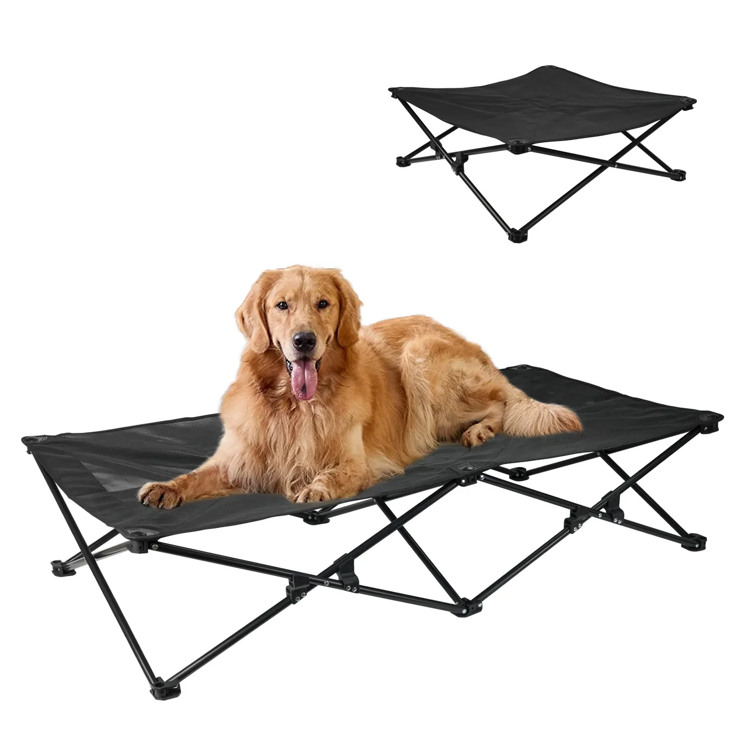 New-Full-Tesslin-Elevated-Pet-Bed-Foldable-Dog-Bed-Breathable-Pet-Bed ...