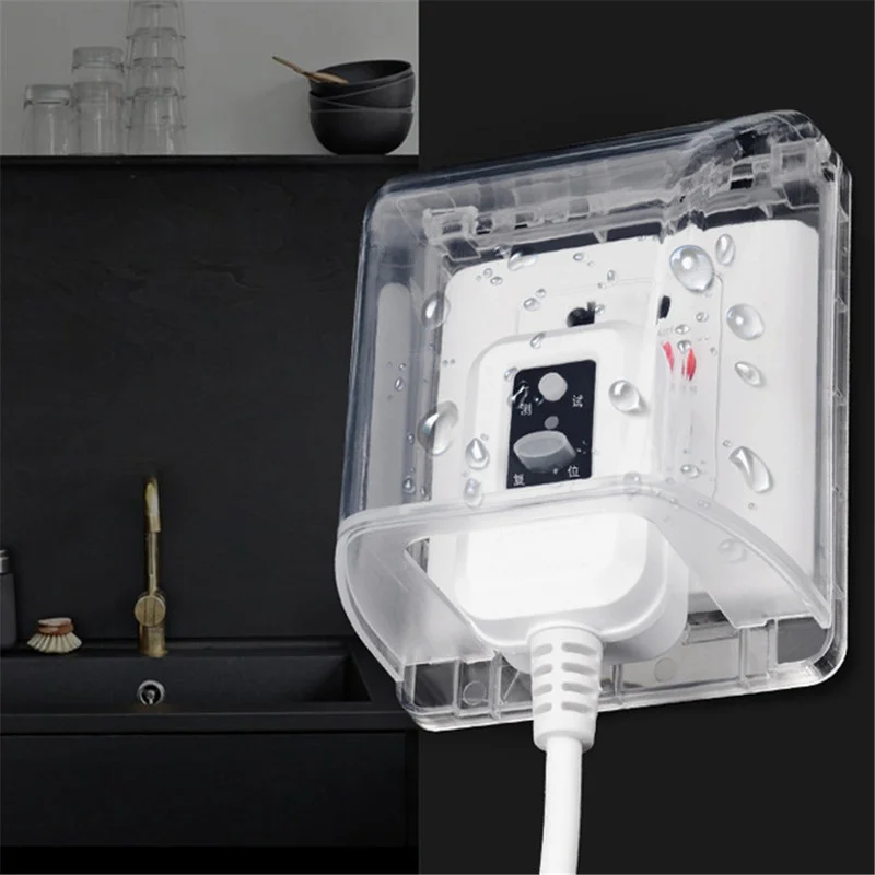 Extra-Large-Wall-Socket-Waterproof-Box-Electric-Plug-Cover-Nail-free ...