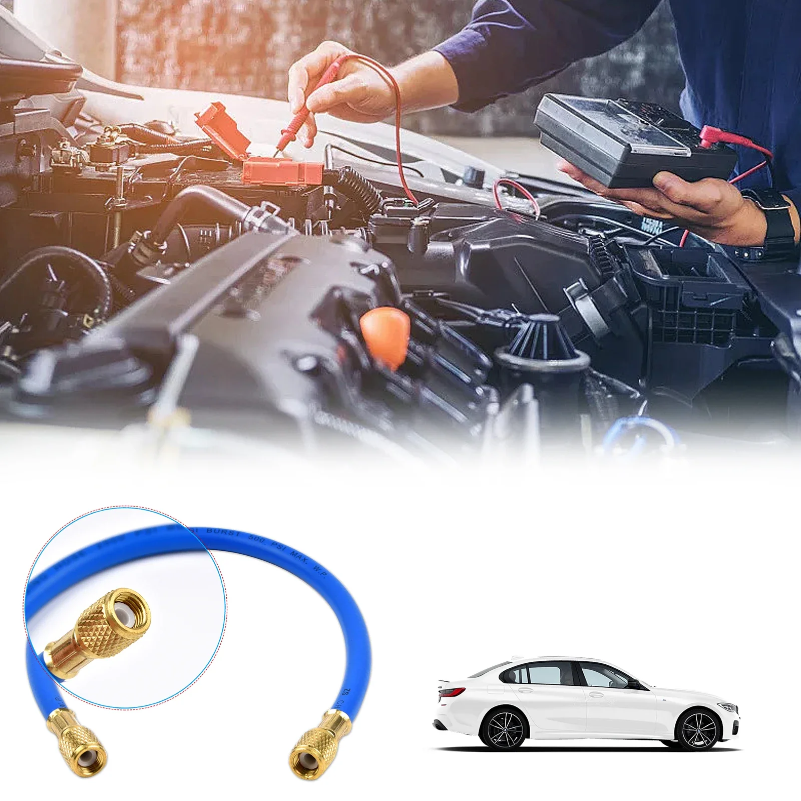 1-4-Inch-SAE-AC-Charging-Hoses-Tube-Refrigerant-Air-Conditioning ...