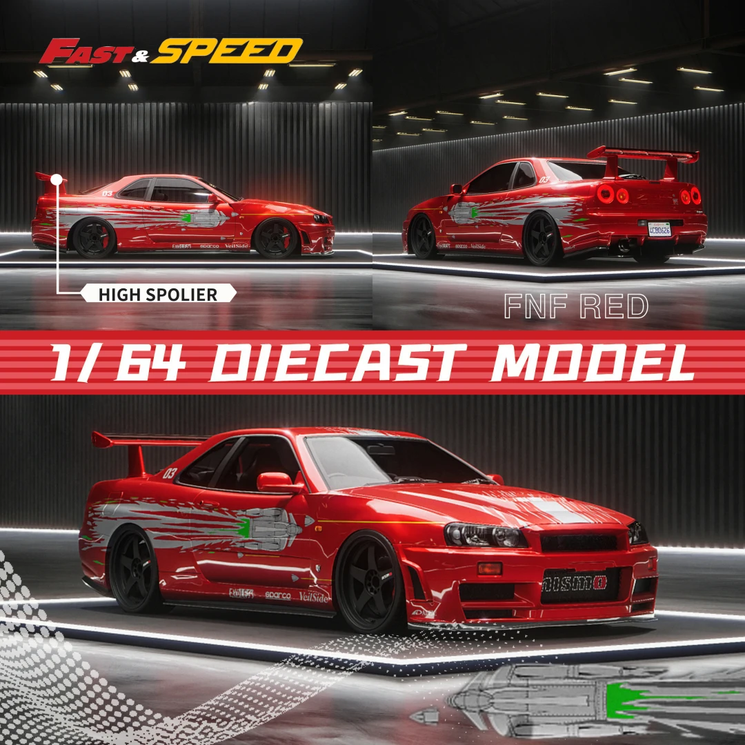 Fast-Speed-FS-1-64-Mk5-FNF-Red-Calsonic-Blue-limited999-Diecast-Model ...