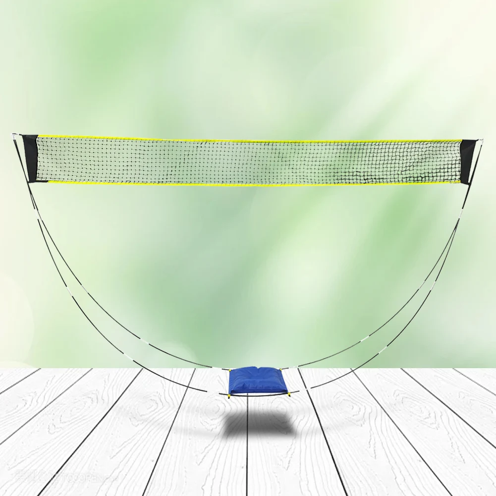 Portable-Badminton-Net-Badminton-Net-Stand-Detachable-Volleyball-Net ...