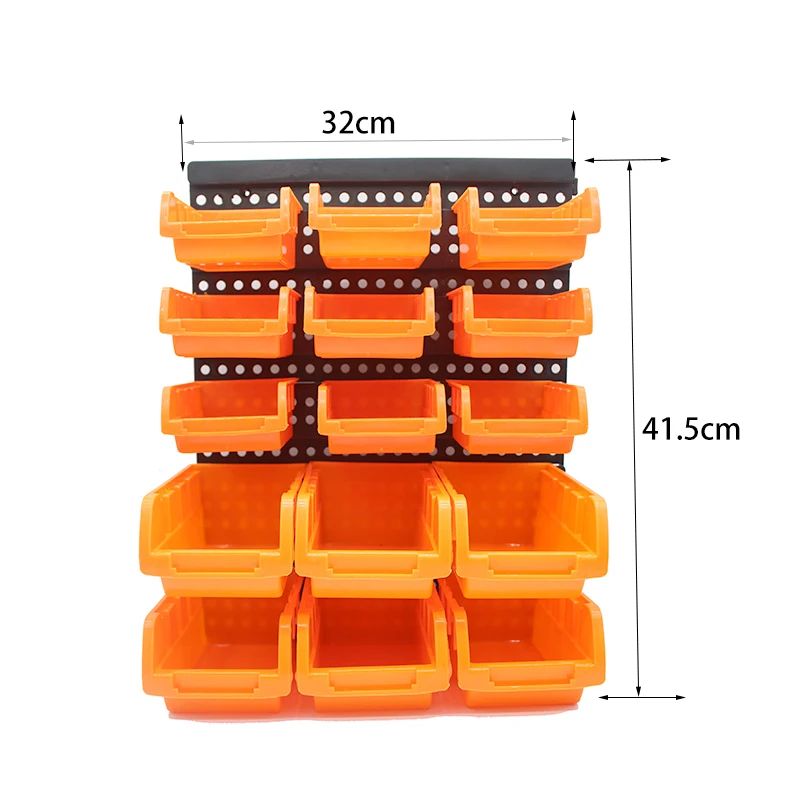 ABS-Wall-Mounted-Storage-Box-Tool-Parts-Garage-Unit-Shelving-Hardware ...