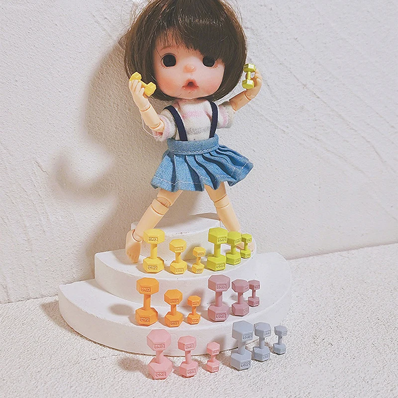 1Pcs-1-12-Dollhouse-Miniature-Barbell-Dumbbells-Fitness-Gym-Mini ...