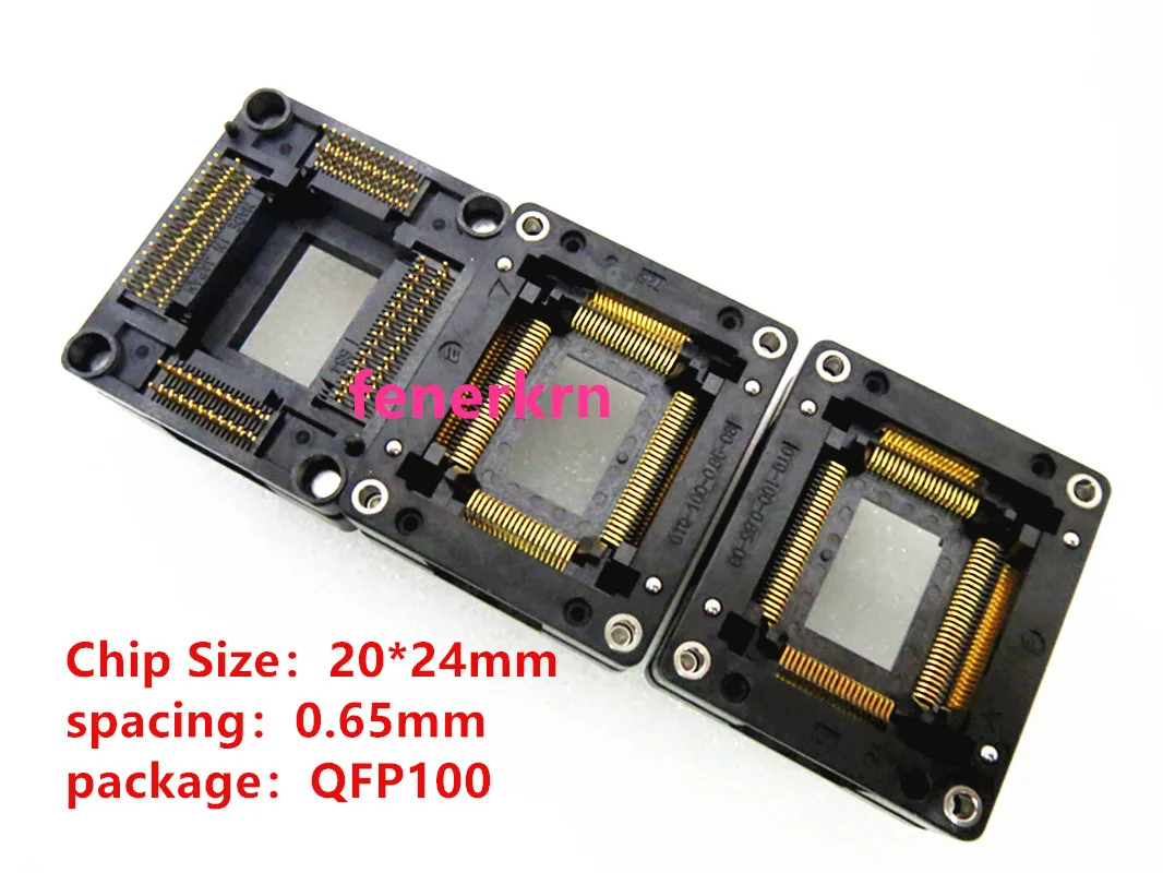 OTQ-100-0-65-03-QFP100-ICsocket-Program-burning-programming-test-Test ...
