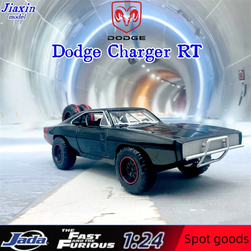 JADA1-24-Fast-Furious-8-Dodge-Charger-RT-Rare-Alloy-car-model-Children ...