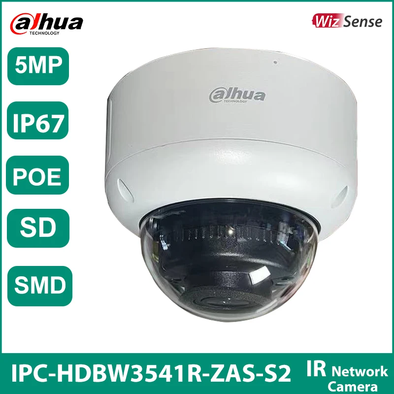 Dahua Origina IPC HDBW3541R ZAS S2 5MP IR 40m 2.7 mm–13.5mm Motorized ...