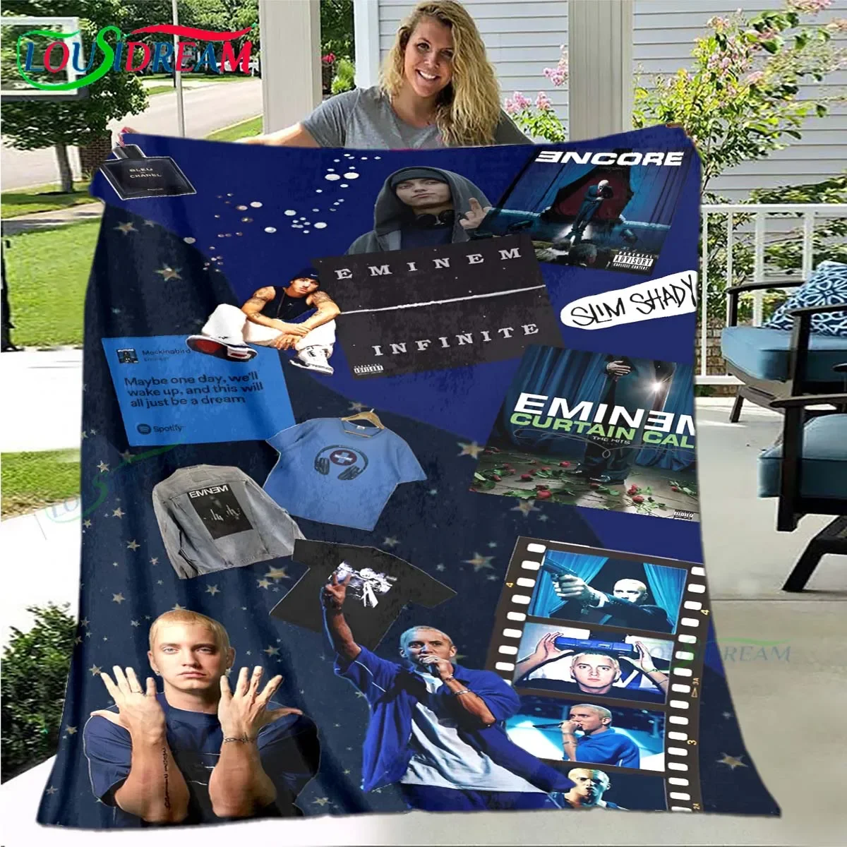 Pop-Singer-E-Eminem-Blanket-Flannel-Throw-Blanket-for-Home-Bedroom-Bed ...