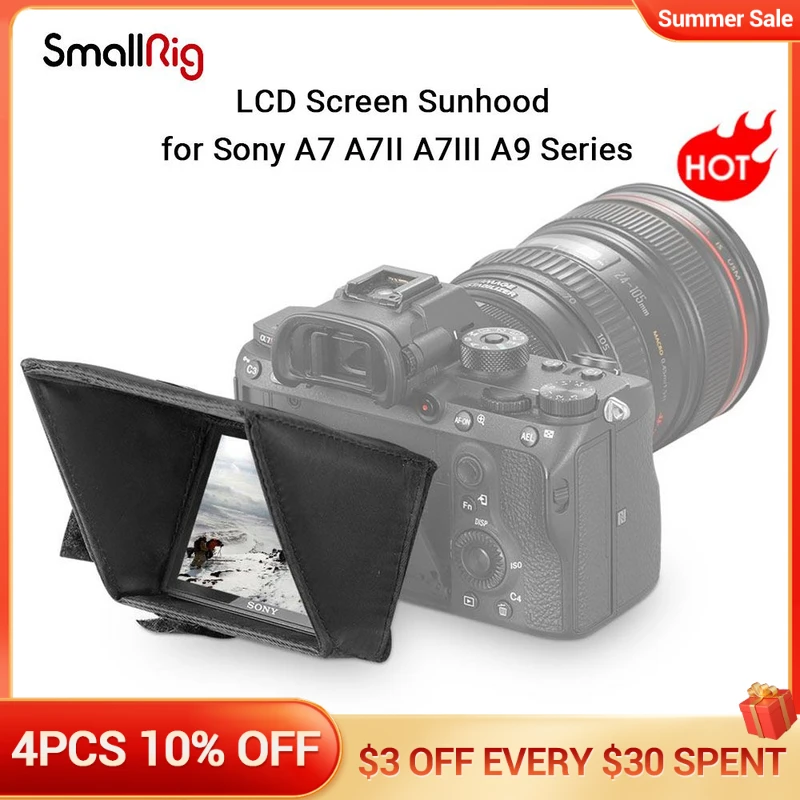 Smallrig Camera Screen Sun Shield Hood For Sony A7 A7ii A7iii A9 Series ...