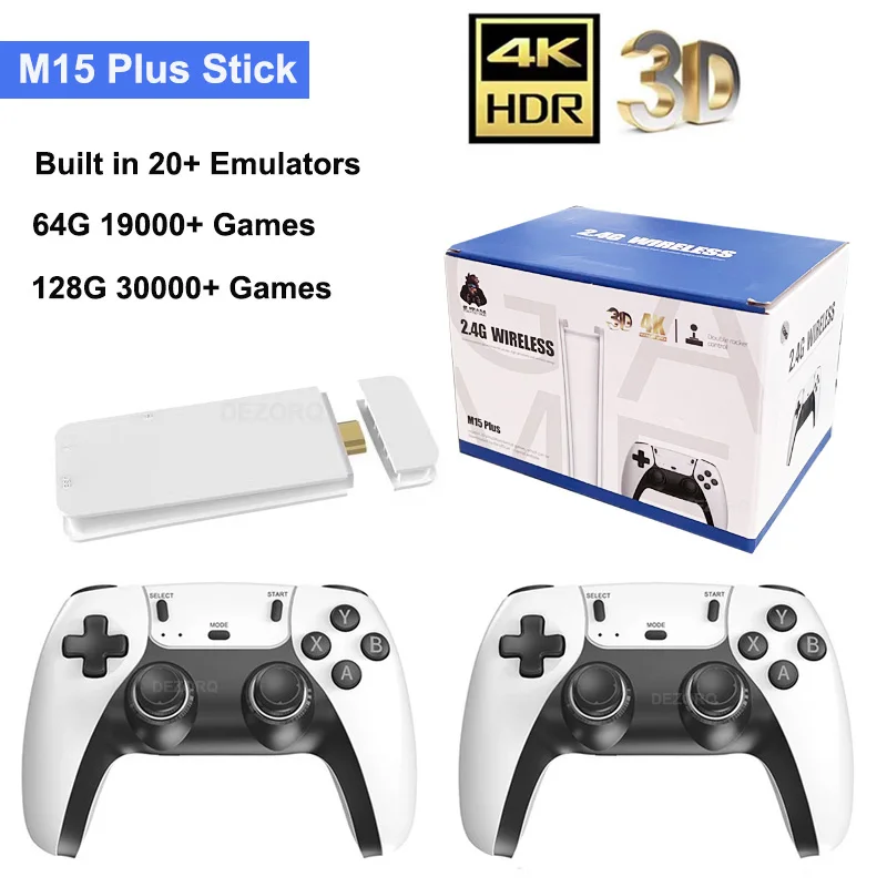M15 Plus Game Stick Pro Mini TV Handheld Game Classic Game Emulator HD ...