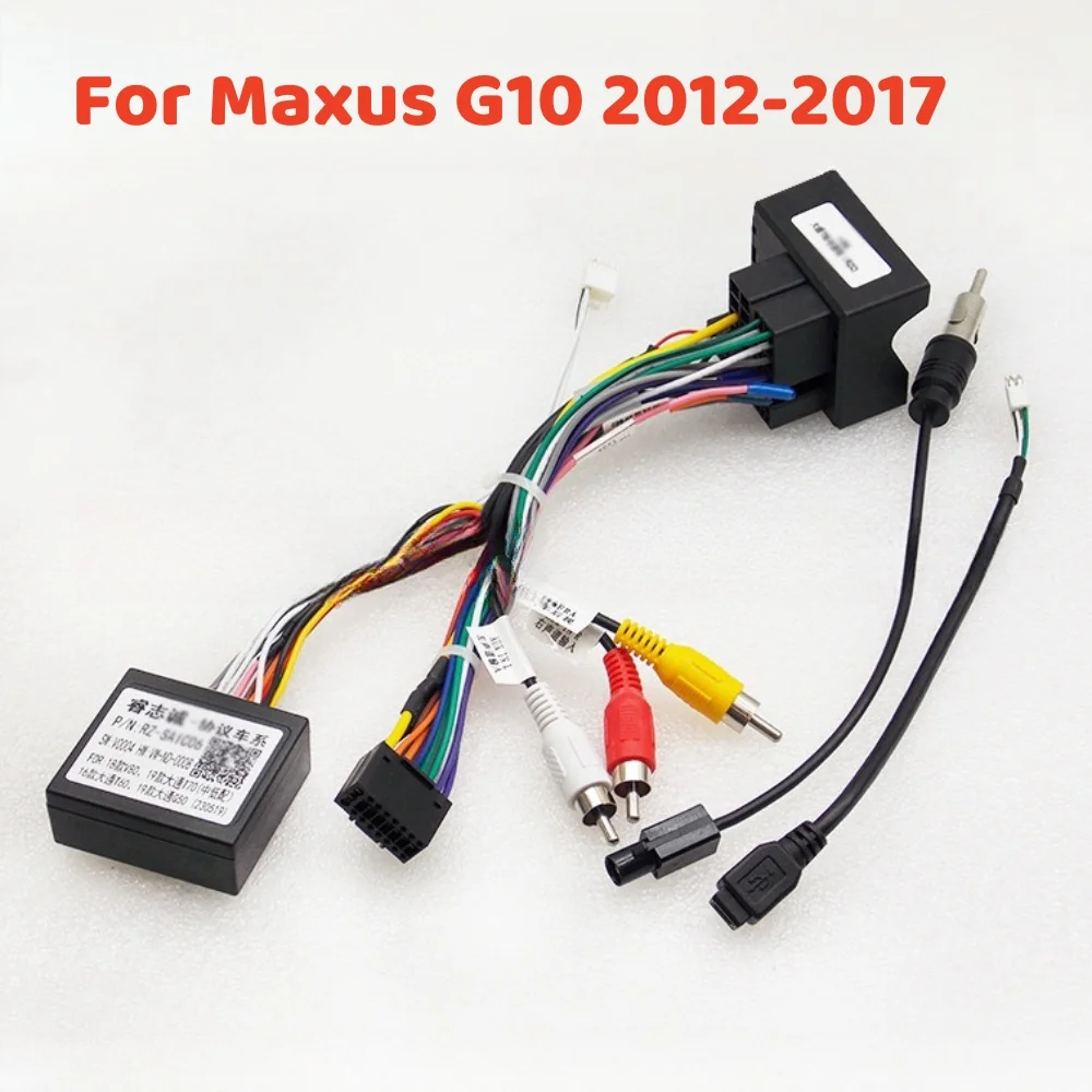 Canbus Decoder Radio Harness Adapter 16 Pin Plug Connector Car Android ...