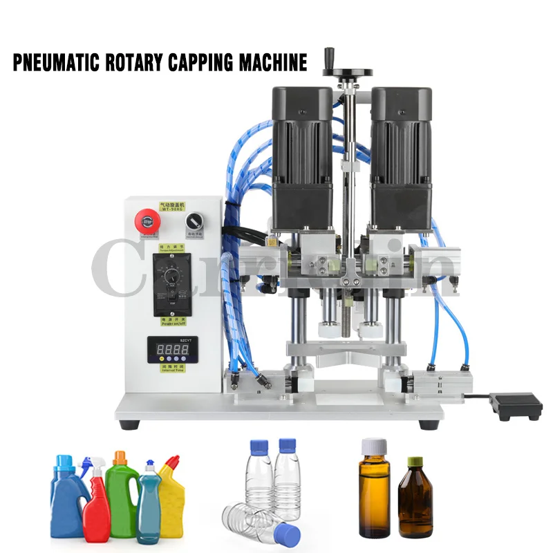 Automatic-Rotary-Bottle-Cap-Machine-Pneumatic-Glass-Plastic-Tin-Head ...