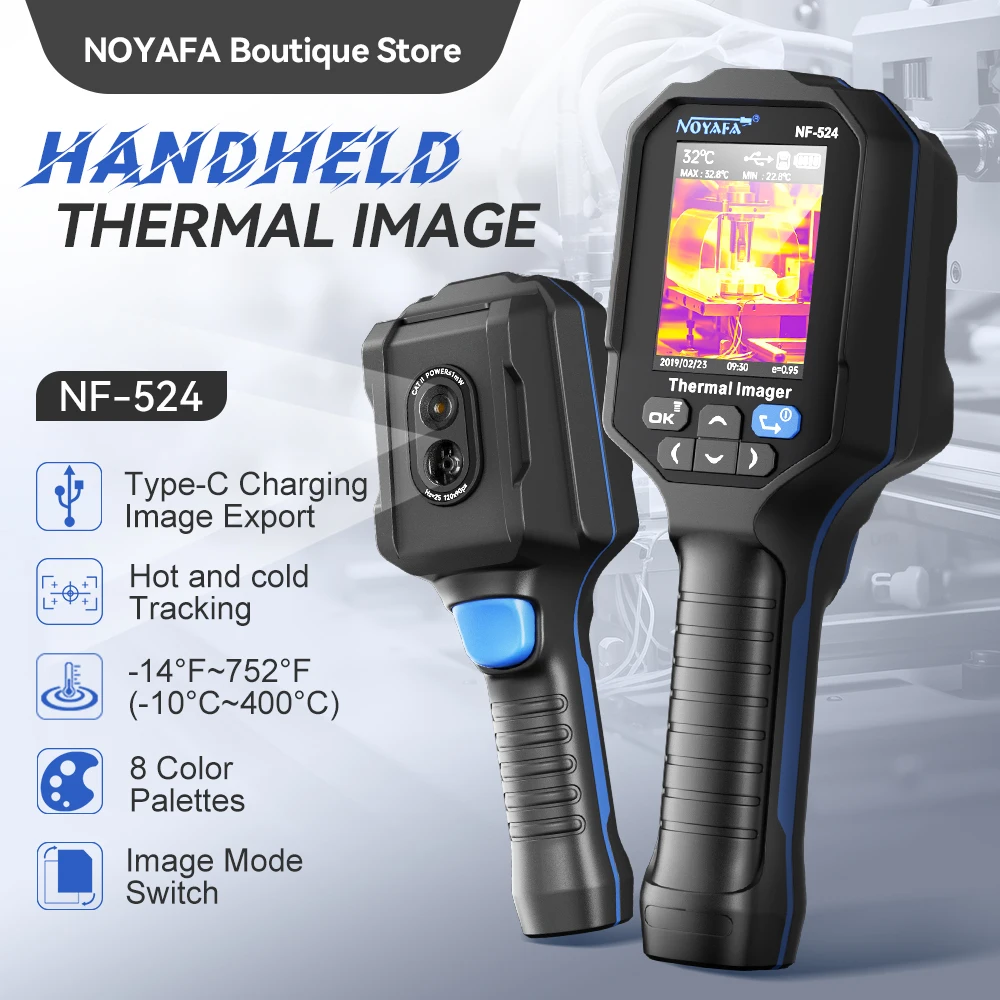 NOYAFA NF-524 Thermal Imager Infrared Thermal Camera Thermographic PCB ...