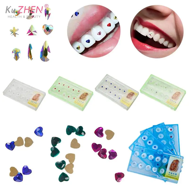 3-10PCS-Dental-Tooth-Gem-Crystal-Jewelry-Acrylic-Tooth-Beauty-Diamond ...