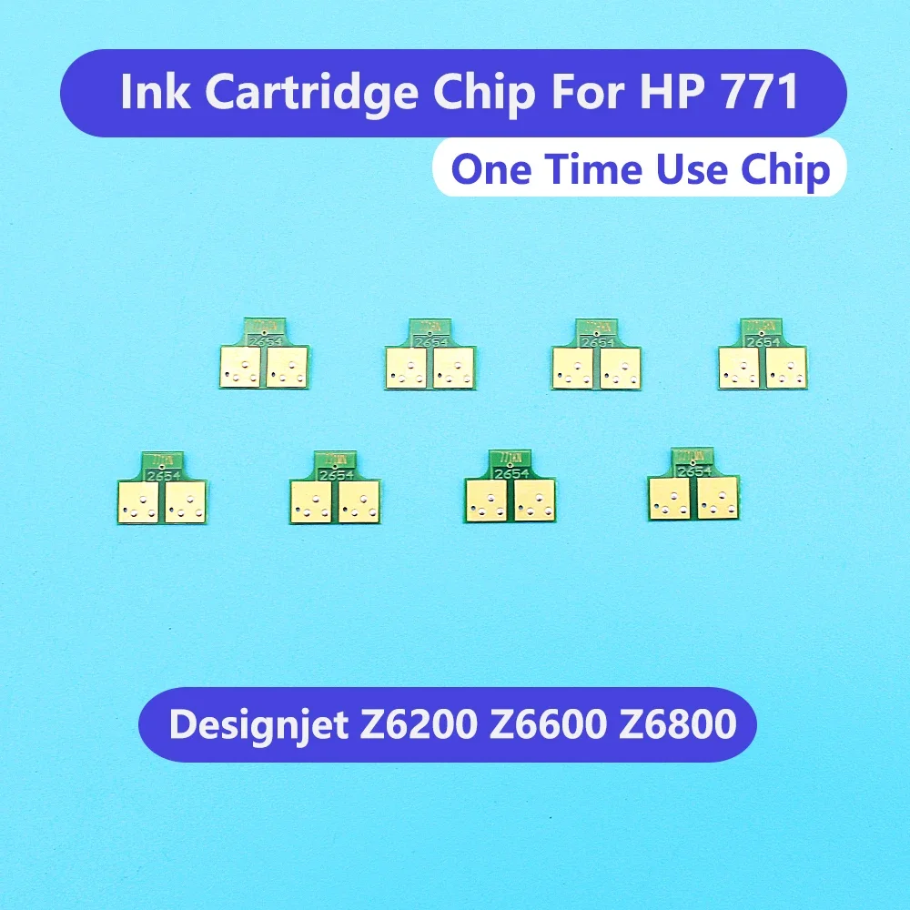 Newest-775ml-8-Colors-For-HP771-771-Disposable-Chips-For-HP-DesignJet ...