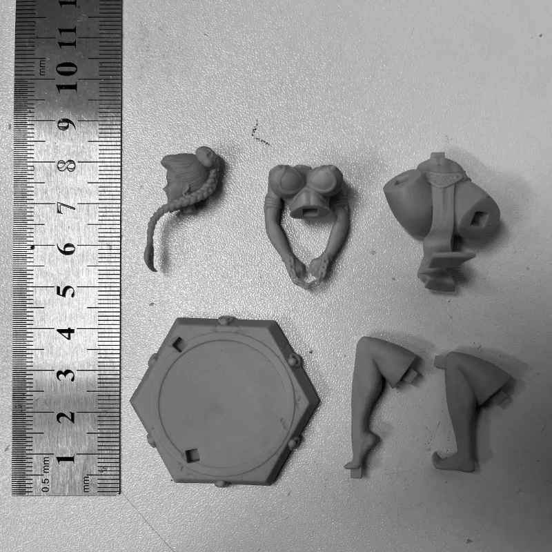 1-24-Scale-Resin-Figure-Model-Kit-Cute-Long-Hair-Girl-Hobby-Diorama ...