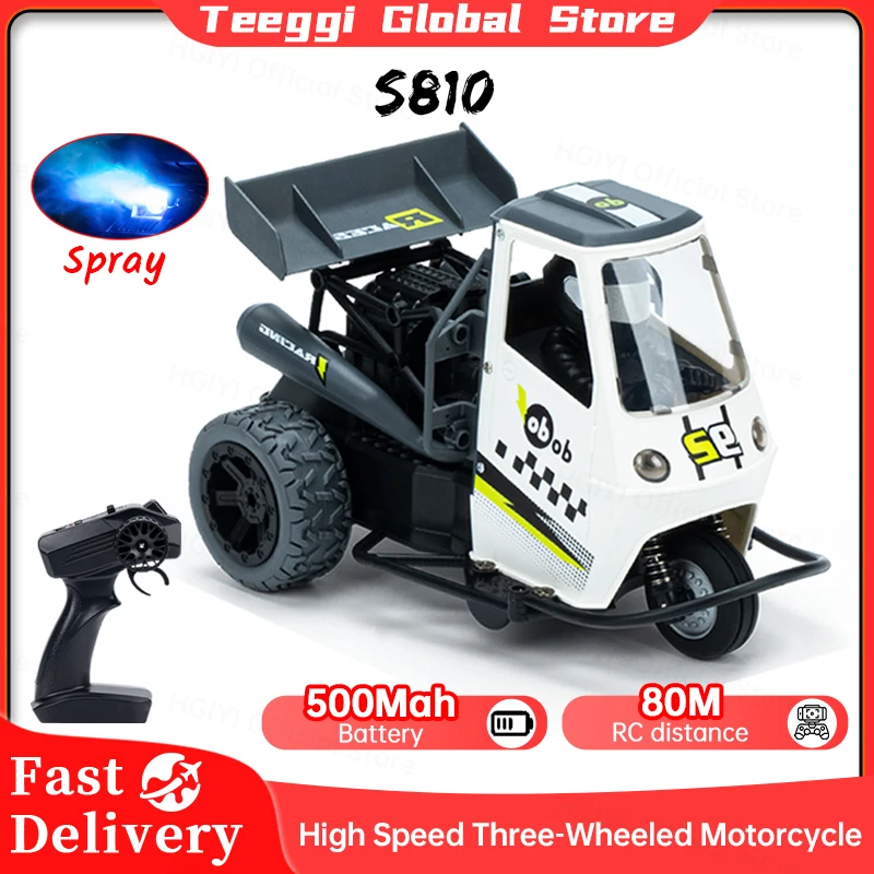 S810-1-16-RC-Tricycle-Motorcycle-With-Light-Spray-2-4G-Remote-Control ...