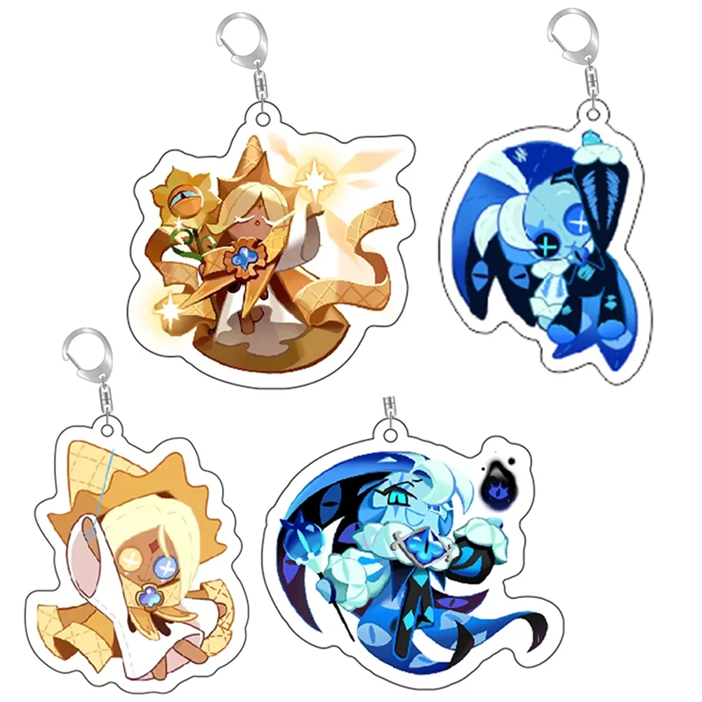 Lovely Cartoon Game Cookie Chibis Keychains for Accessories Bag Shadow ...