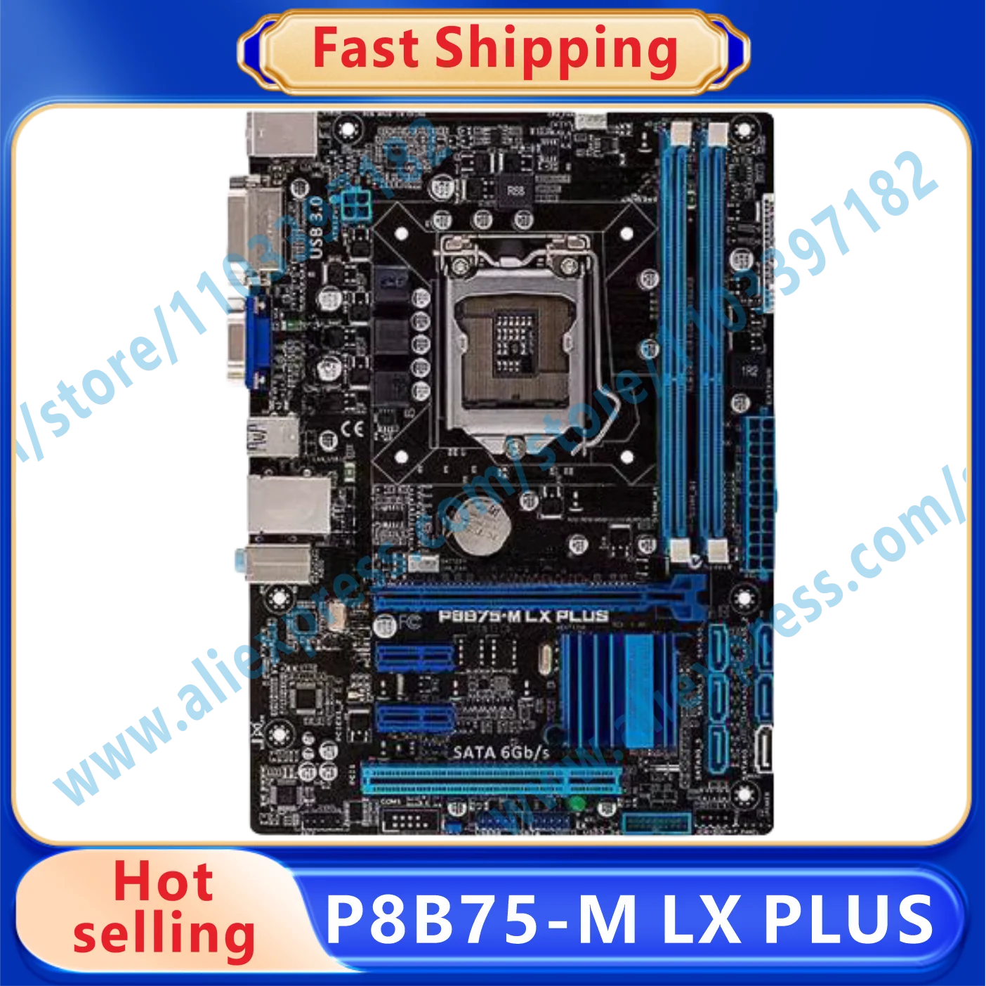 P8B75-M-LX-PLUS-Motherborad-LGA-1155-DDR3-Intel-B75-i3-2120-i5-3550S ...
