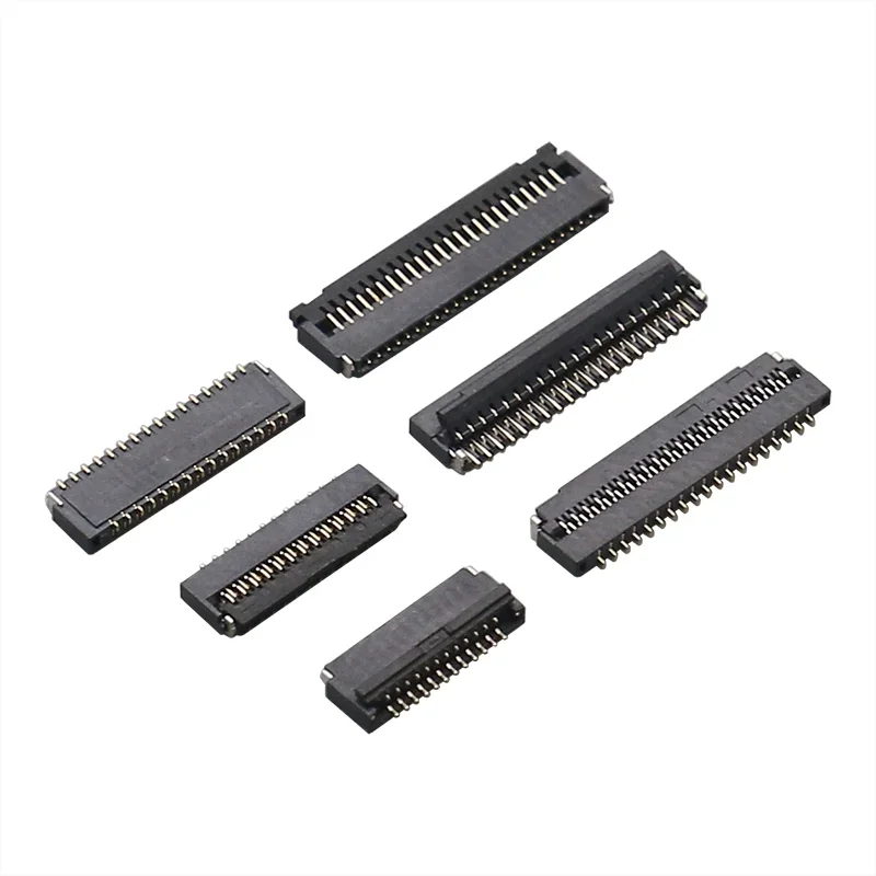 5PCS-FPC-0-3mm-Flexible-Cable-Connector-Socket-Clamshell-Bottom-Contact ...