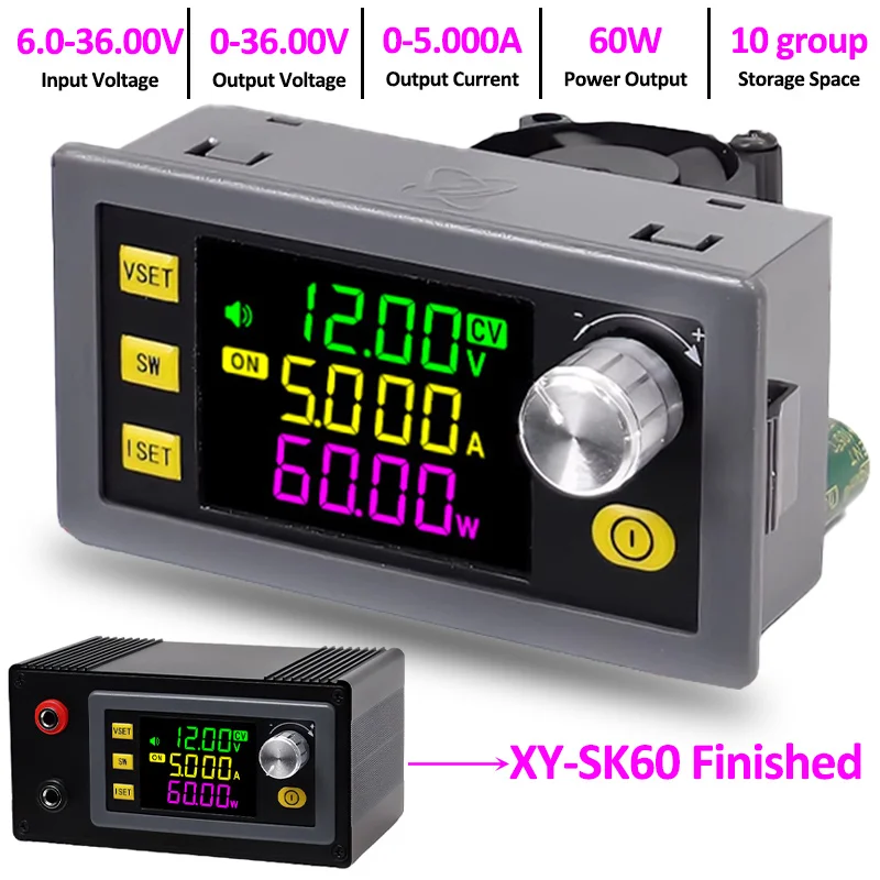 DC-DC-Buck-Boost-Converter-0-36V-5A-6A-60W-120W-Power-Module-Adjustable ...