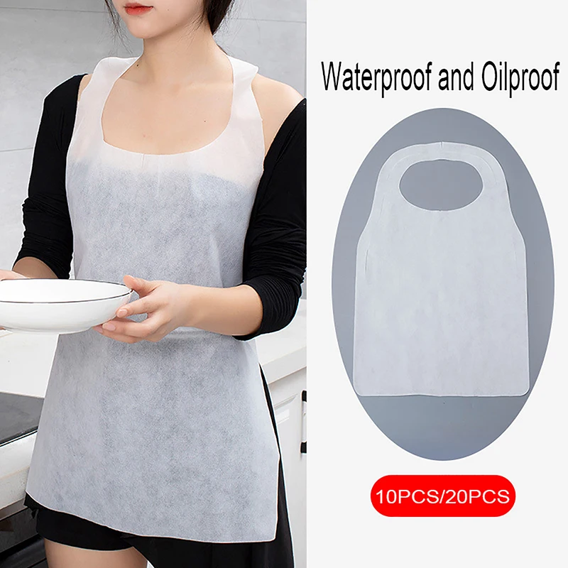 10-Pcs-Disposable-Apron-For-Hotpot-Oil-proof-Anti-fouling-Aprons-Adults ...