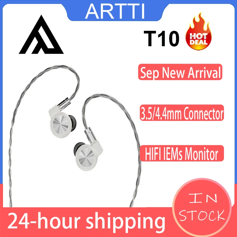 Sept-New-ARTTI-T10-HiFi-in-Ear-Wired-Monitors-Earphones-Planar-Driver ...