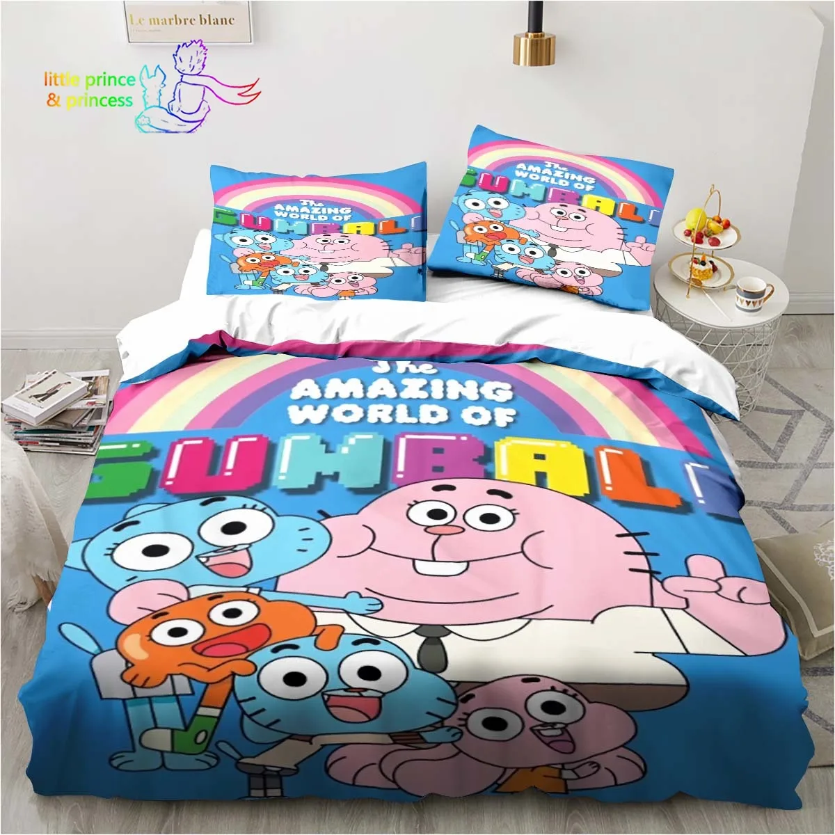 Amazing-World-Gumball-3D-Printed-Bedding-Set-Single-Twin-Full-Queen ...