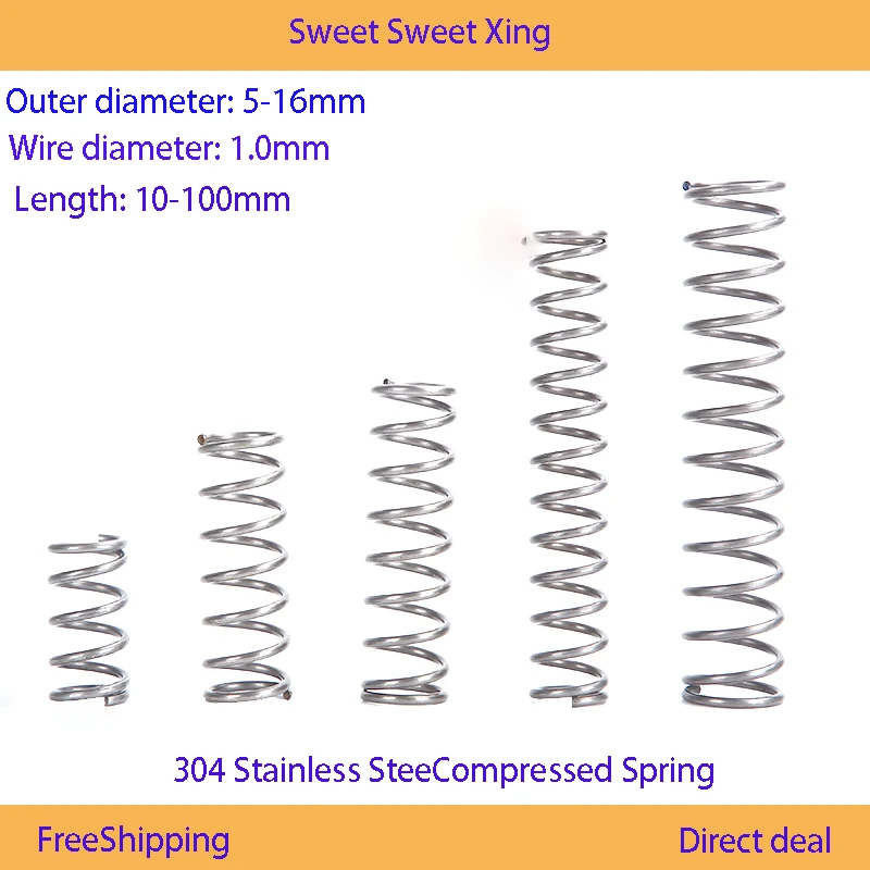 Y-shaped Rotor Return 304 Stainless Steel SUS Compression Pressure ...