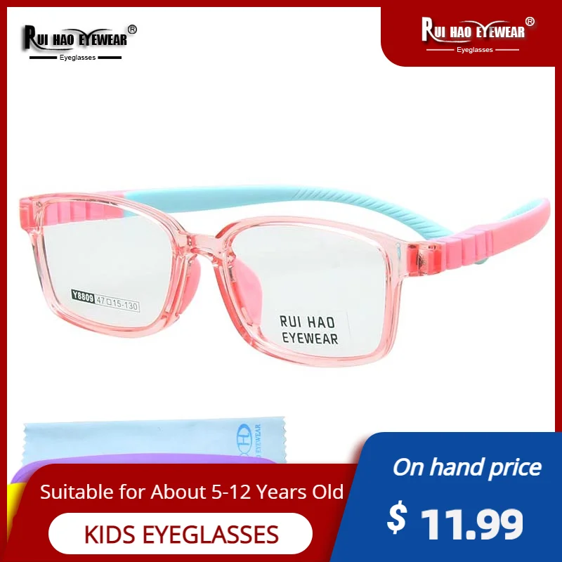 4-Color-Children-Glasses-Frames-Boy-Girls-Kids-Eyeglasses-Flexible ...