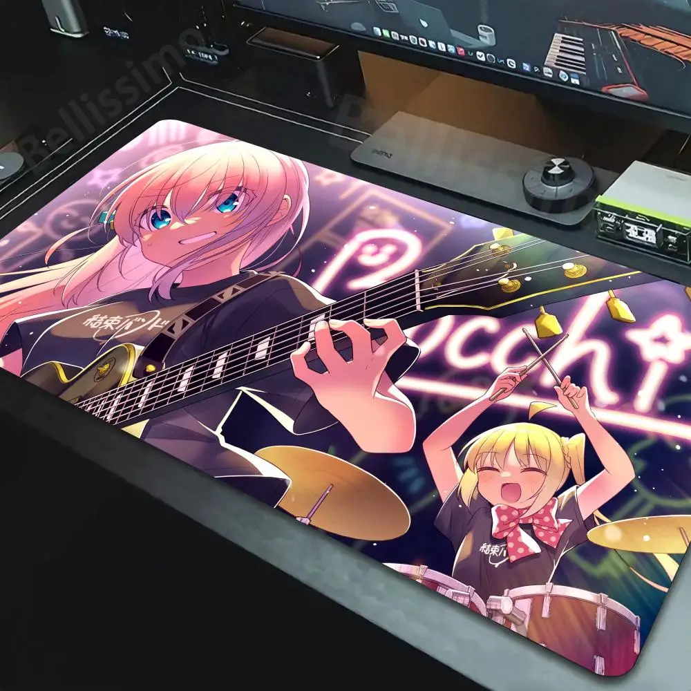 Bocchi The Rock Large Gaming Mousepad Game Rubber Computer Mouse Mat ...