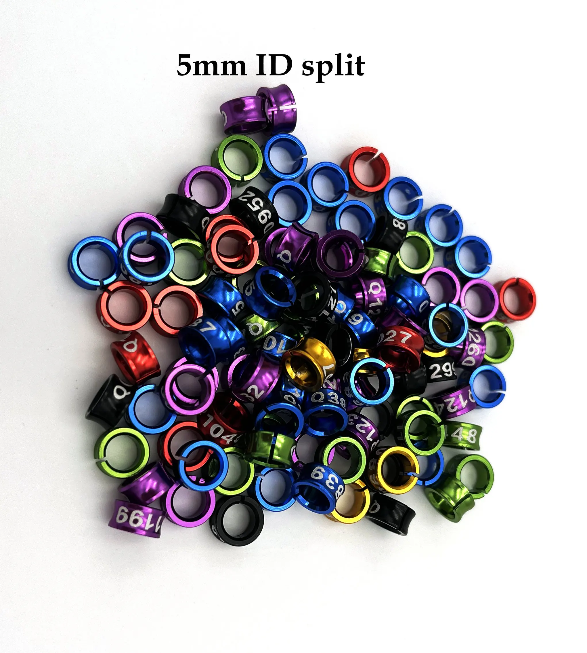 25PCS-Lot-Split-5mm-parrot-Rings-Non-Custom-Random-Character-Color ...