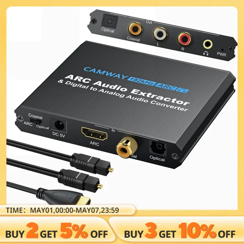 HDMI-ARC-Audio-Return-Channel-DAC-Converter-Digital-HDMI-ARC-Optical ...