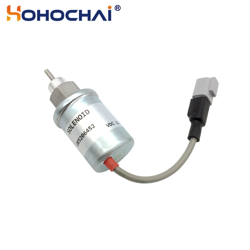 U85206452 185206452 12V 24V Fuel Shut Off Solenoid Stop Solenoid Valve ...