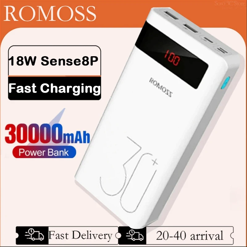 Romoss Power Bank 30000mah | Xiaomi Power Bank 30000mah | Romoss 30000 ...