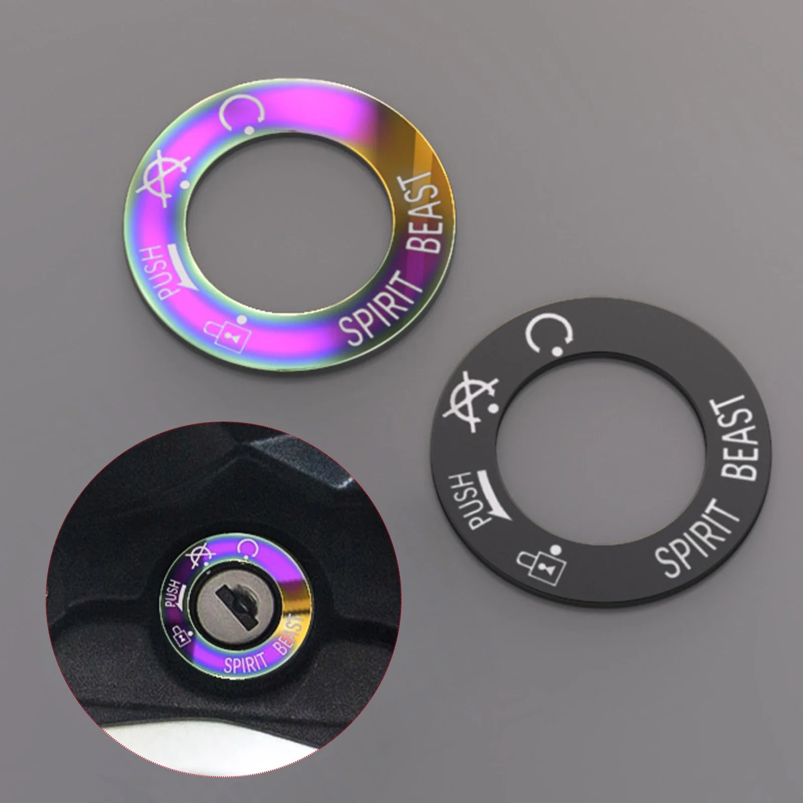 Motorcycle-Start-Lock-Key-Sticker-Motorcycle-Accesssories-New-For ...