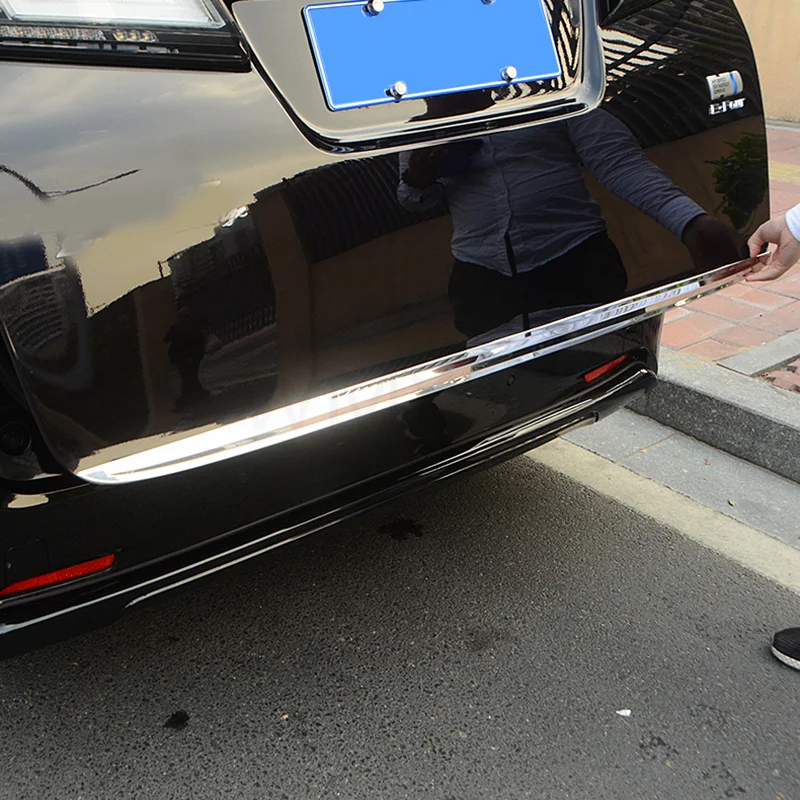 Stainless Steel Rear Trunk Lid Cover Trim Car Accessories Tailgate Boot ...